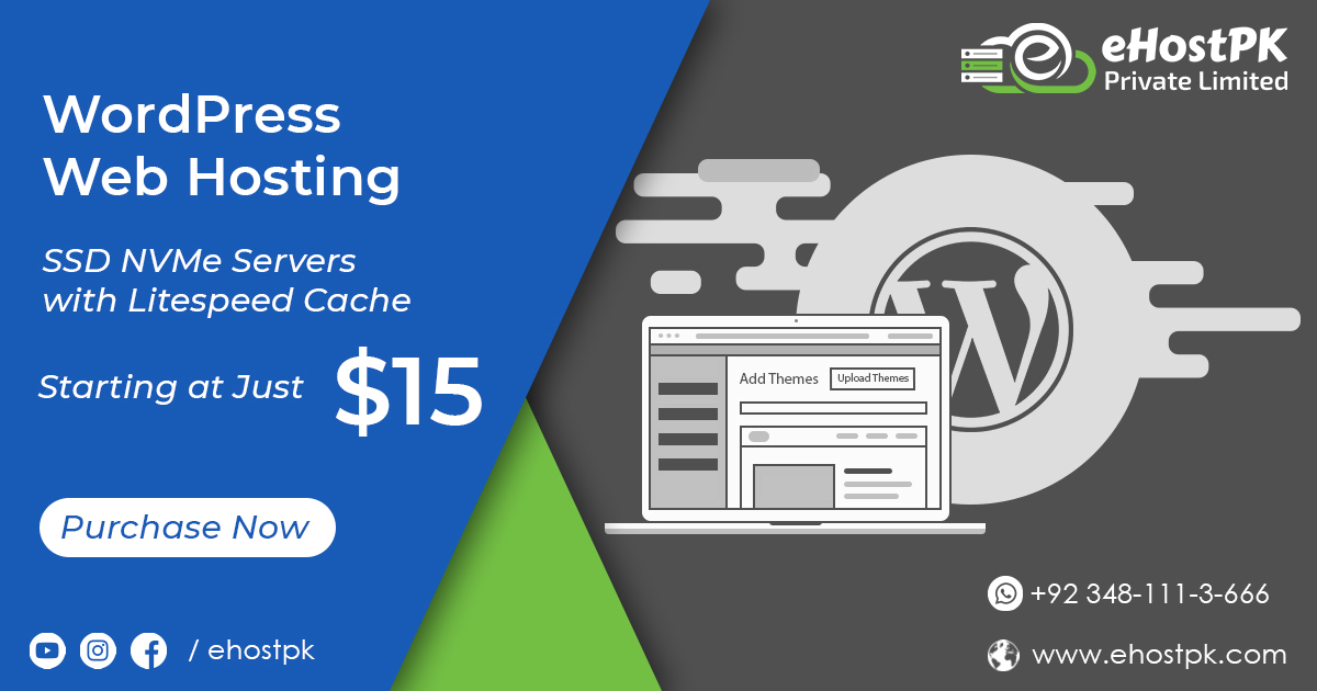 Wordpress Hosting Fast Secure Wp Web Hosting Ehostpk
